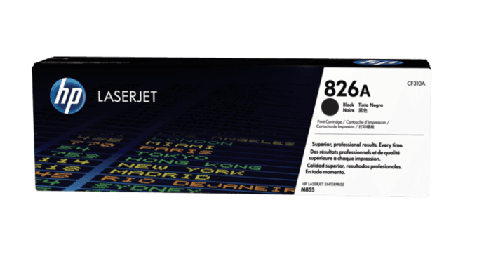 Cartucho de Tóner HP 826A Negro Alto Rendimiento LaserJet Original ...